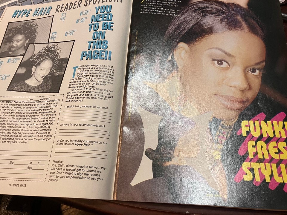 Hype Sophisticate Black Hair Magazine 1993 Tisha Campbell Chante Moore ...
