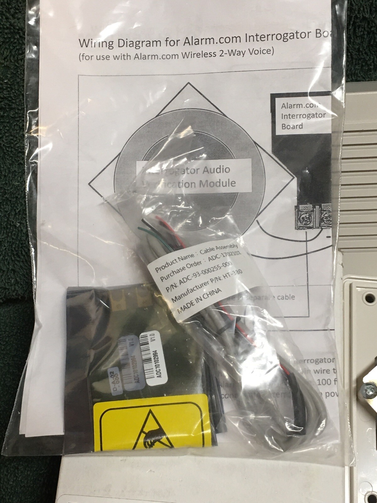 ITI Interlogix 60-677 Alarm Verification Module & Interrogator Board ...