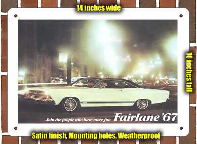 Metal Sign - 1967 Ford Fairlane | eBay
