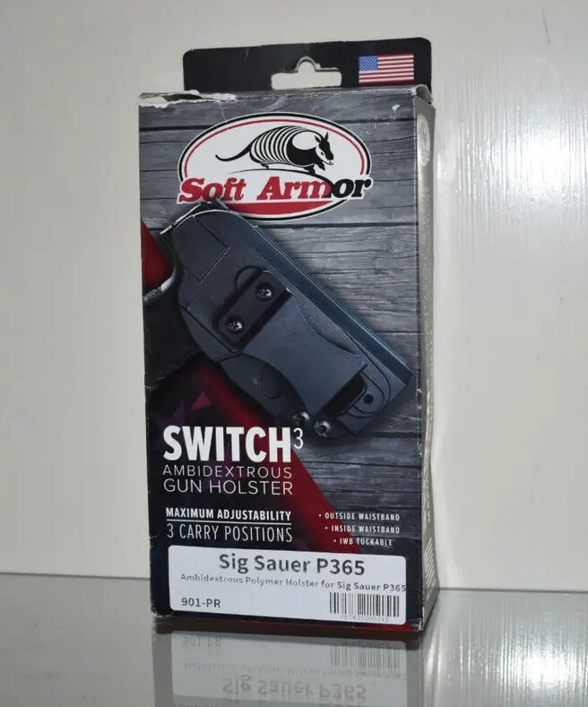 Soft Armor Switch 3 Fits Sig Sauer P365 Ambidextrous Holster901-PR 3 ...