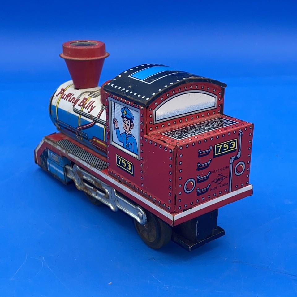 Daiya Puffing Billy Tin Litho Engine 753 Friction Train | eBay