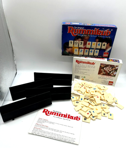 RUMMIKUB Vintage Family GAME 1994 Goliath Letters Tile Game Strategy ...