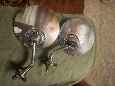 Jaguar XK140 Original Lucas Chrome fender mirrors | eBay