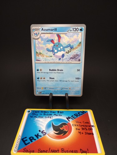 Azumarill 0045/193 Paldea Evolved NM Regular Uncommon Pokemon Card | eBay