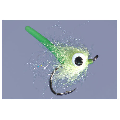 (2) Jan's Puff Daddy Chartreuse #4 Bass/Panfish Fly by Rainy's NEW FREE ...