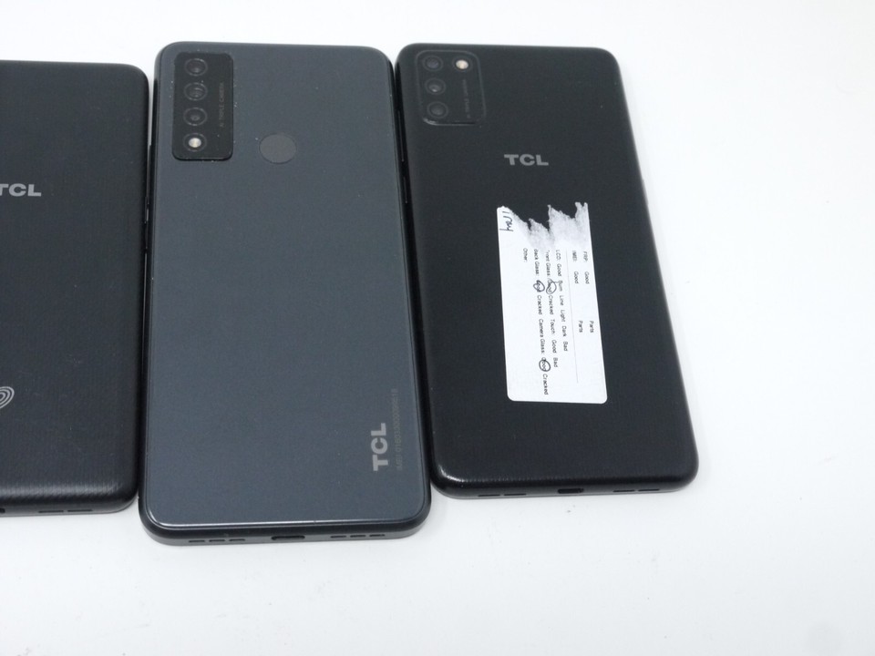 Lot of 4 Various TCL Smartphones - For Parts - 20 XE 5087Z / A3X | eBay