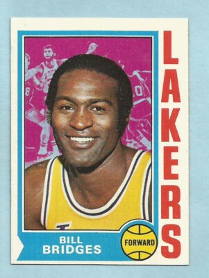 1974-75 Topps Basketball Bill Bridges #13 Los Angeles Lakers Kansas NM ...