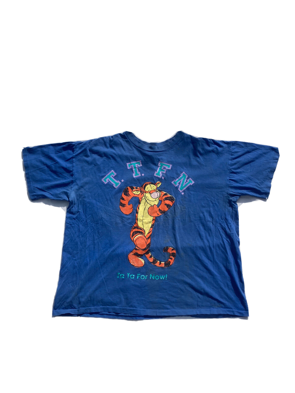 Vintage Pooh Single Stitch T-Shirt Tigger Ta Ta For Now! 90s Disney | eBay