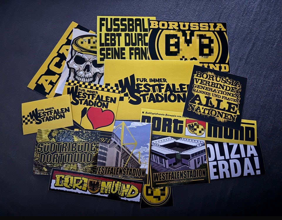 Borussia Dortmund Fußball Aufkleber/Sticker Ultras Mix Sammlung 15 ...