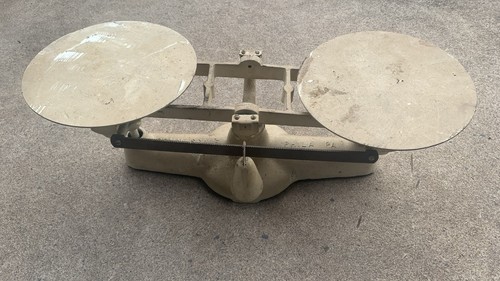 Vintage Penn Bakers Scale Cast Iron Kitchen Industrial Balance Beam | eBay