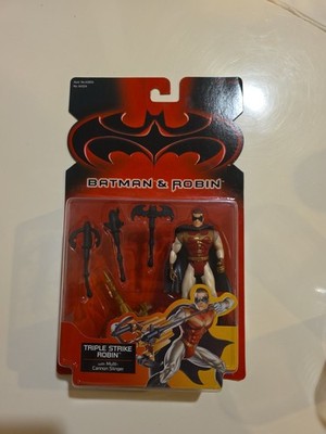 Batman & Robin Movie 1997 Triple Strike Robin Action Figure New On Card ...