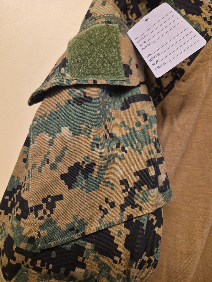 NEW USMC Marine Corps FROG Combat Shirt Woodland MARPAT TenCate ...