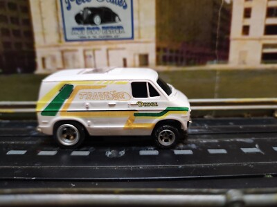 CUSTOM AFX HO SLOT CAR BODY- " TRADE VAN " DODGE VAN | eBay