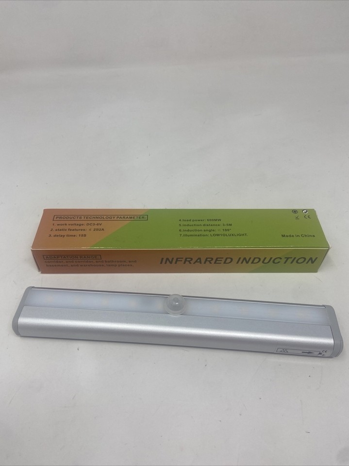 Infrared Induction LED Light Cordless Motion Sensing Closet Cabinet ...