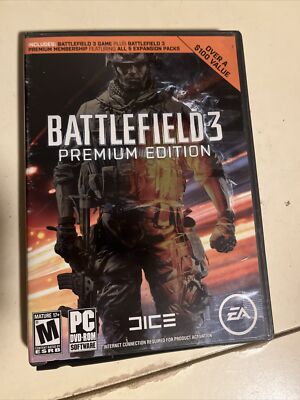 Battlefield 3 Premium Edition PC video game 2 disc 2012 Instructions ...