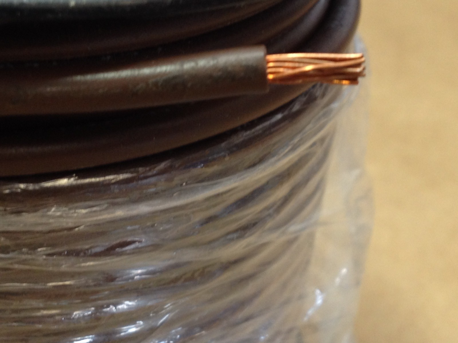 (100' Spool) Kalas Manufacturing Inc (14Awg) Brown Cable Wire 600V | eBay