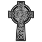 Celtic Cross Irish Cross Embroidered Sew on Patch 3" x 4.1/2" | eBay