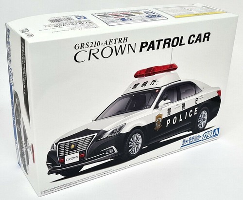 Aoshima 1/24 - Toyota Crown GRS210 AETRH Police Patrol Scale Model Car ...
