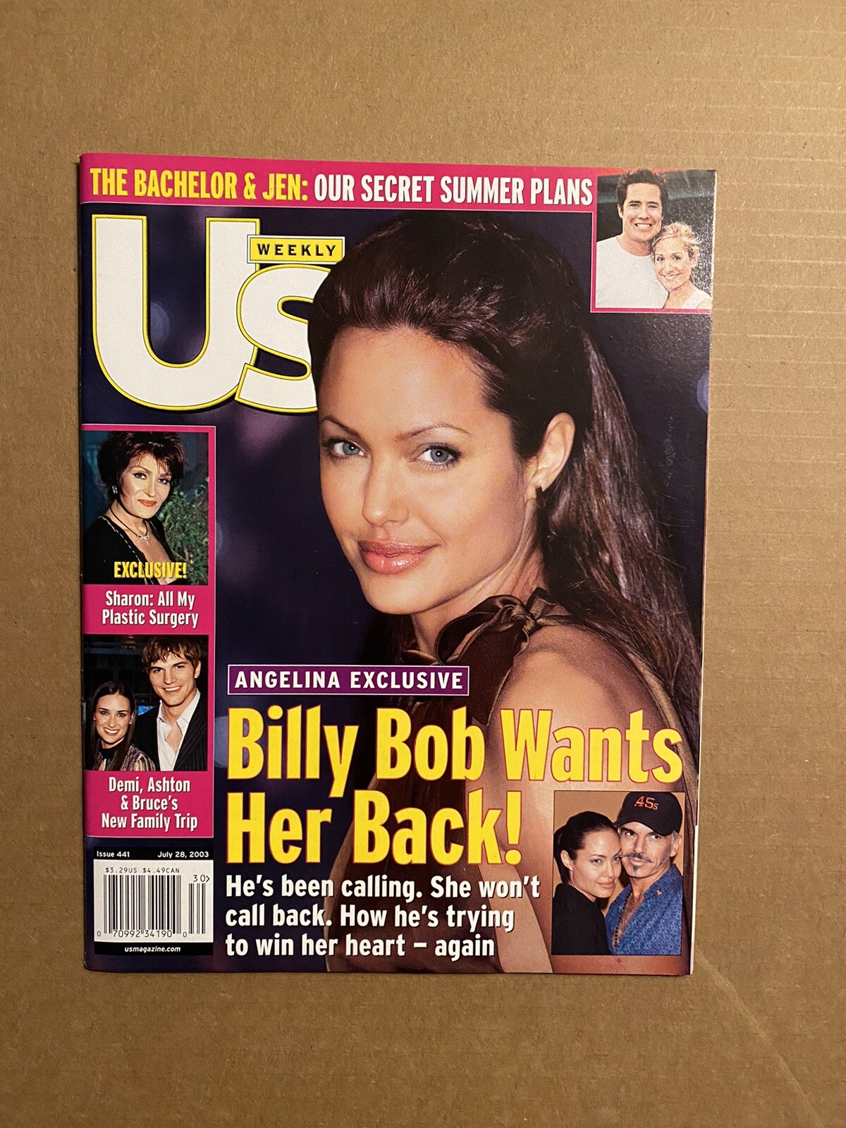 US Weekly Magazine Angelina Jolie Billy Bob Thornton July 28, 2003 ...