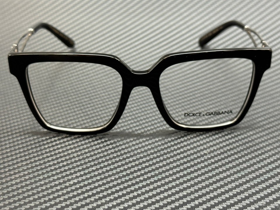DOLCE & GABBANA DG3376B 501 Black Women's 53 mm Eyeglasses | eBay