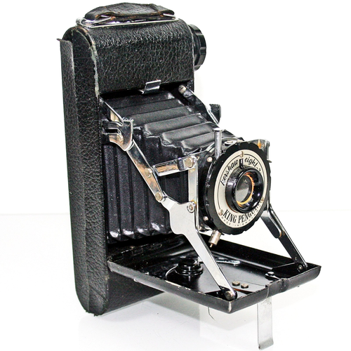 KERSHAW EIGHT-20 KING PENGUIN 1950's VINTAGE BELLOWS CAMERA FOR DISPLAY ...