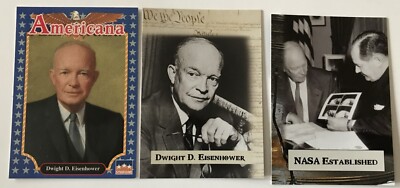 Dwight D. Eisenhower Collector Cards, 3 different | eBay