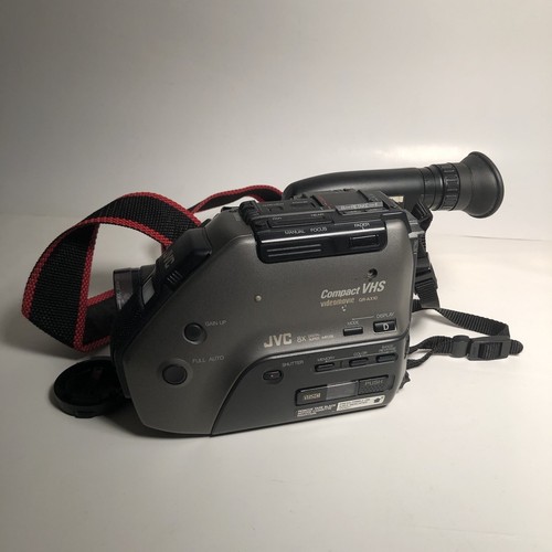 AS IS UNTESTED JVC GR-AX10 Video Movie Camcorder With Straps Eyepiece ...