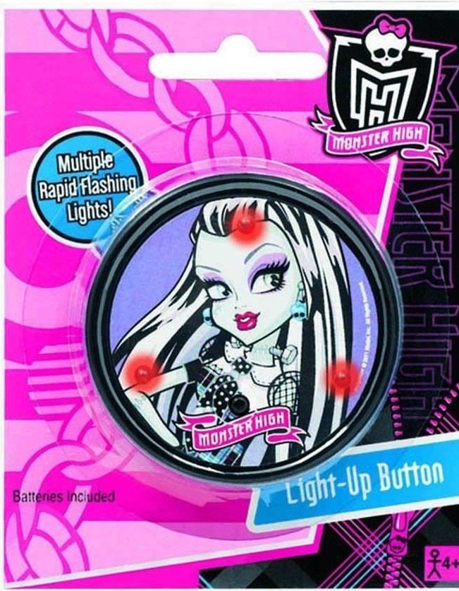 Monster High Party Supplies Light-up Button Pin | eBay
