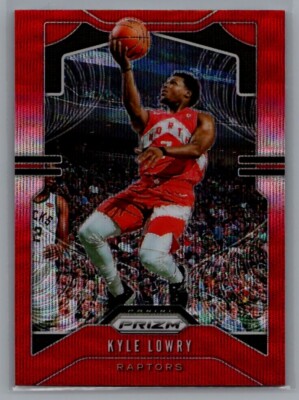 2019 Prizm #155 KYLE LOWRY Ruby Wave Raptors Red Wave | eBay