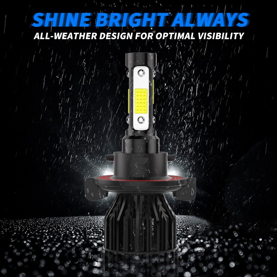 Led Headlights High Low Beam Fog Light 6000K 2006 2007 2008 2009-2011 ...