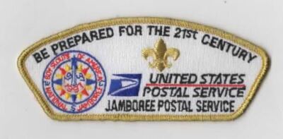 1997 Jamboree Postal Serice Patch GOLD Bdr. [KY-6381] | eBay