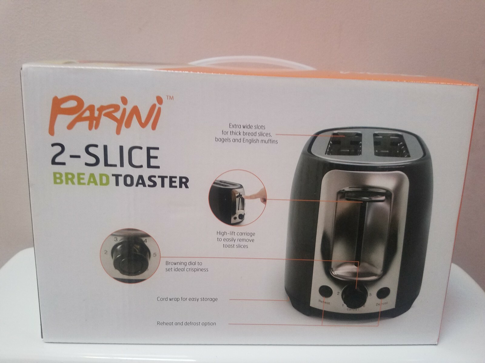Parini 2 Slice Bread Toaster | eBay