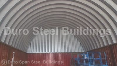 DuroSPAN Steel 33x20x15 Metal Building Container Shipping Cover Open ...