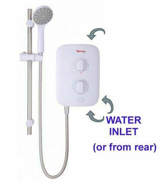 Red Ring Pure Instantaneous Electric Shower 8.5kW - White (RPS8) for ...