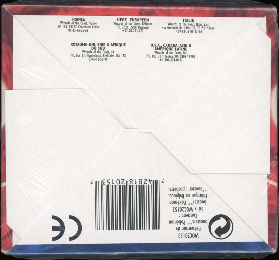 1999 Pokemon FRENCH 1st Edition Base Set Booster Box Display SEALED | eBay