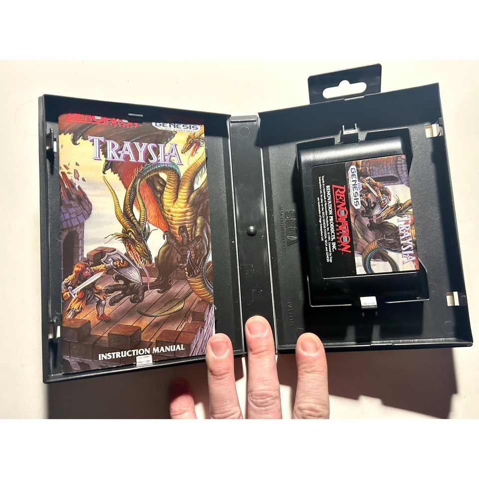 Traysia (Sega Genesis)Works Complete CIB Authentic🔥Nice! | eBay UK