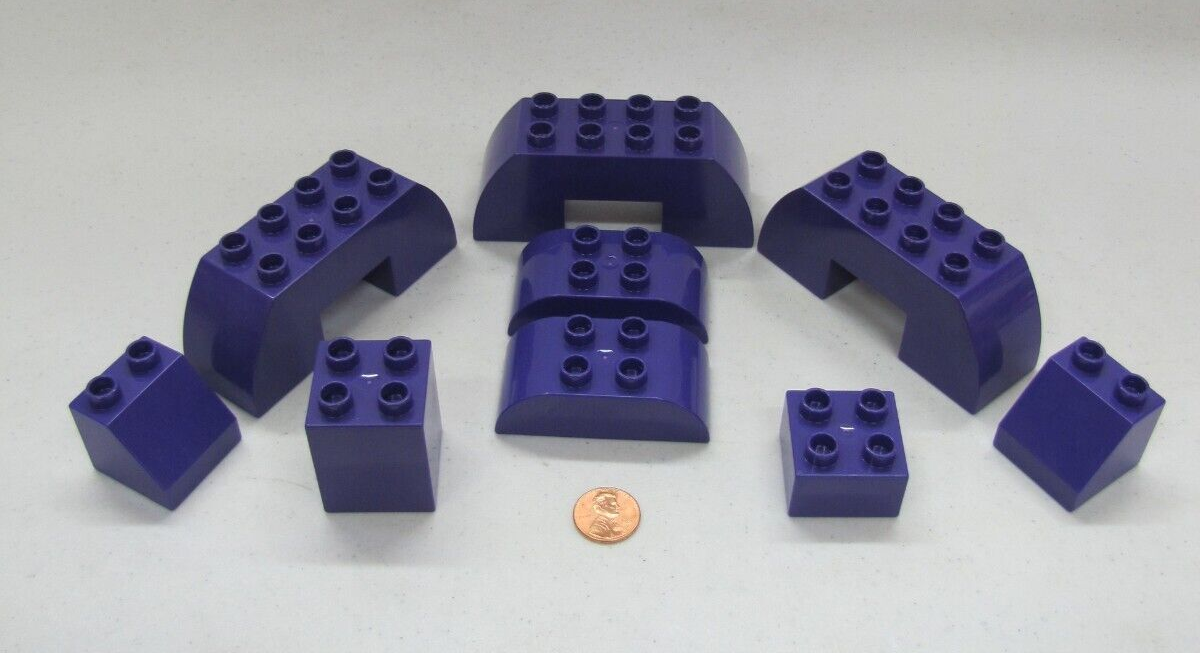 Lego Duplo Dark Purple Building Blocks Large Lot Castle House Palace | eBay