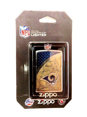 Los Angeles Rams Zippo Lighter Re-fillable Windproof #29379 NEW | eBay