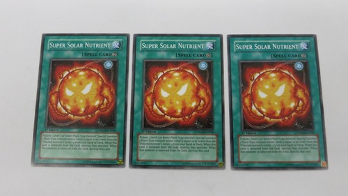 3x SUPER SOLAR NUTRIENT SPELL CRMS-EN058 1ST EDITION COMMON YUGIOH NM ...