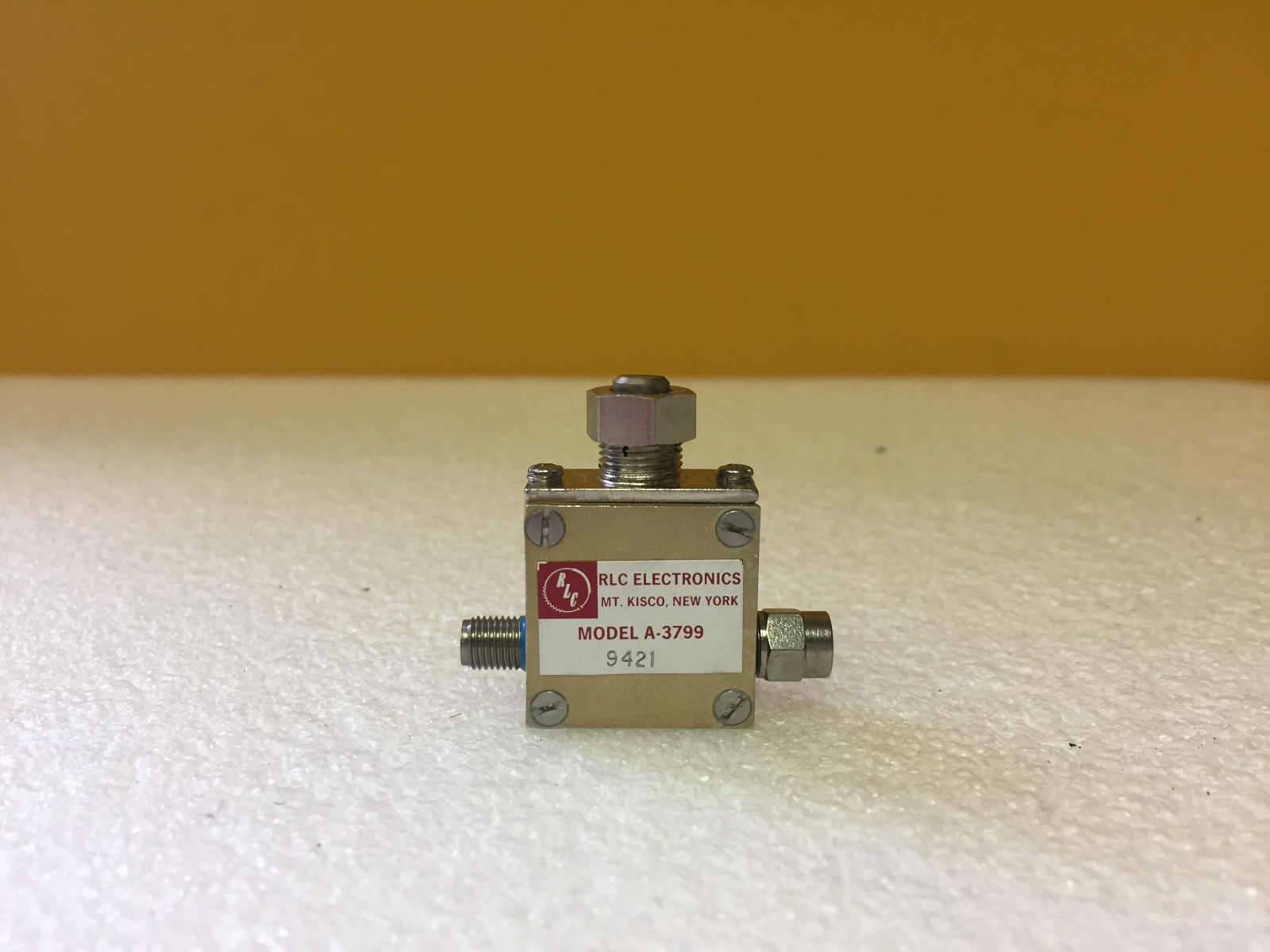 RLC Electronics A-3799 1 to 1500 MHz, 0 to 15 dB, SMA (M-F) Coaxial Attenuator | eBay
