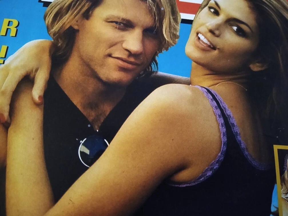 Cindy Crawford And Jon Bon Jovi