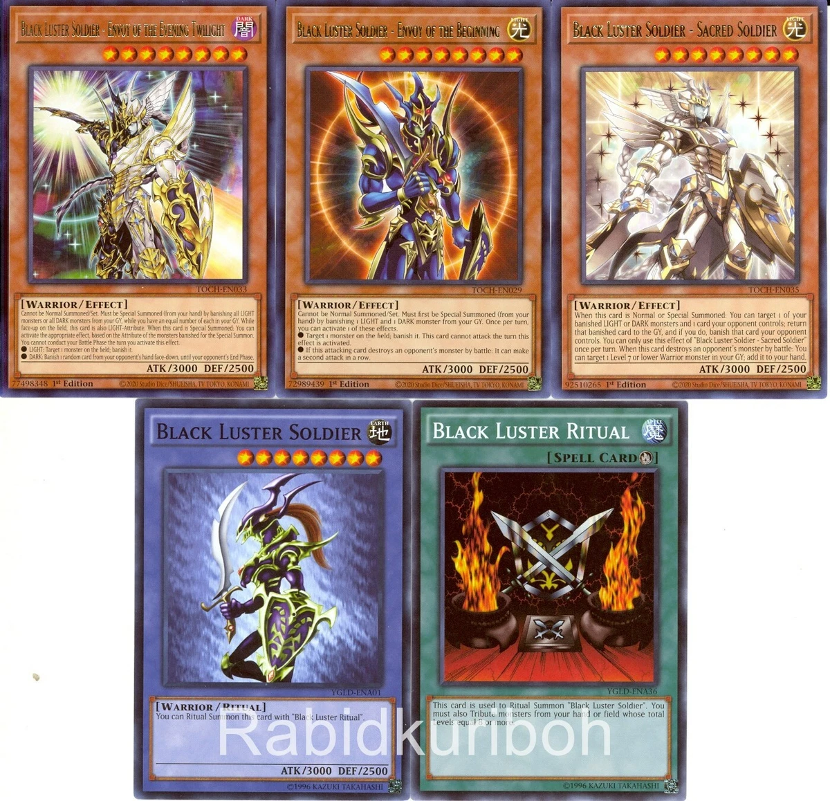 Black Luster Soldier Envoy Of The Twilight Deck