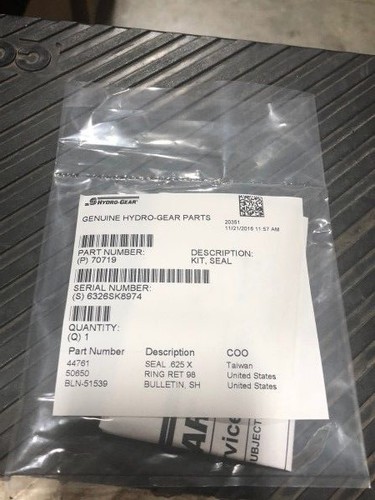 HYDRO GEAR 70719 Seal Kit/gasket kit 2 Pack fOR TRANSAXLE/TRANSMISSION ...