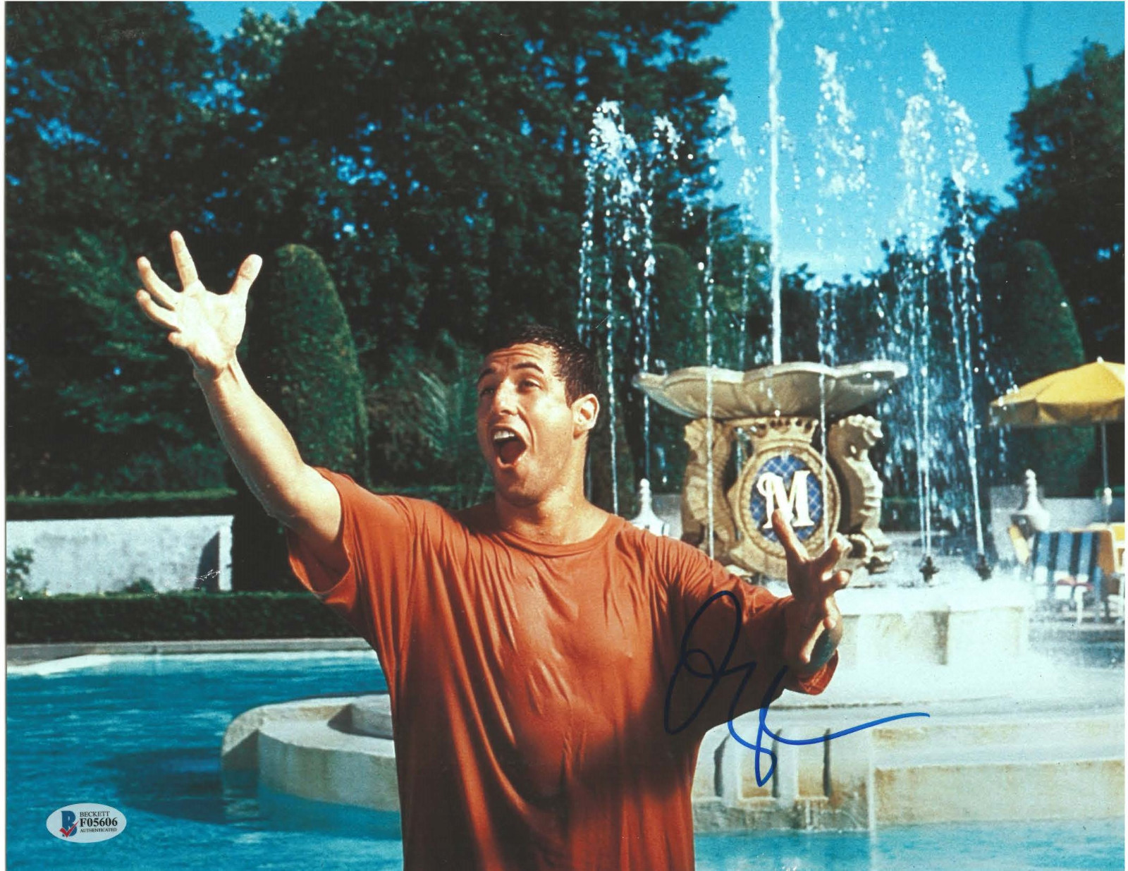 ADAM SANDLER SIGNED 11X14 PHOTO BILLY MADISON BECKETT BAS AUTOGRAPH ...