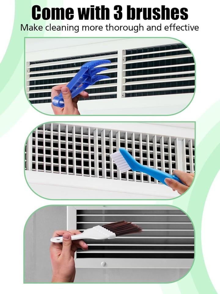 Air Conditioner Fin Combs Kit AC Coil Comb Cleaning Brush Condenser ...