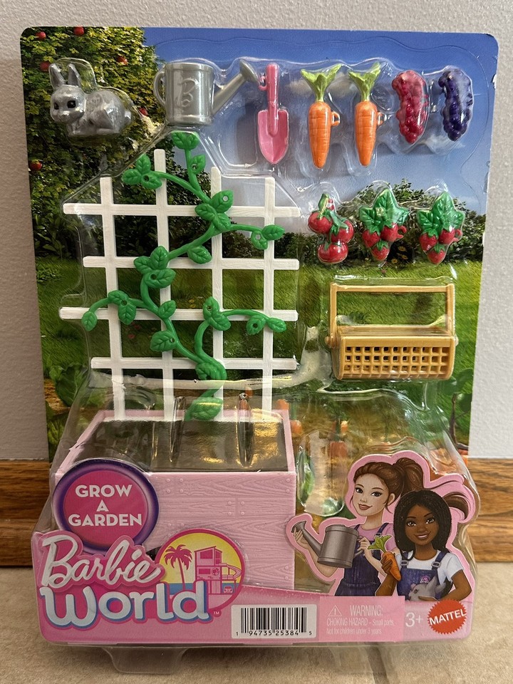 Barbie World Grow a Garden Playset with Planting Accessories HYR04 | eBay