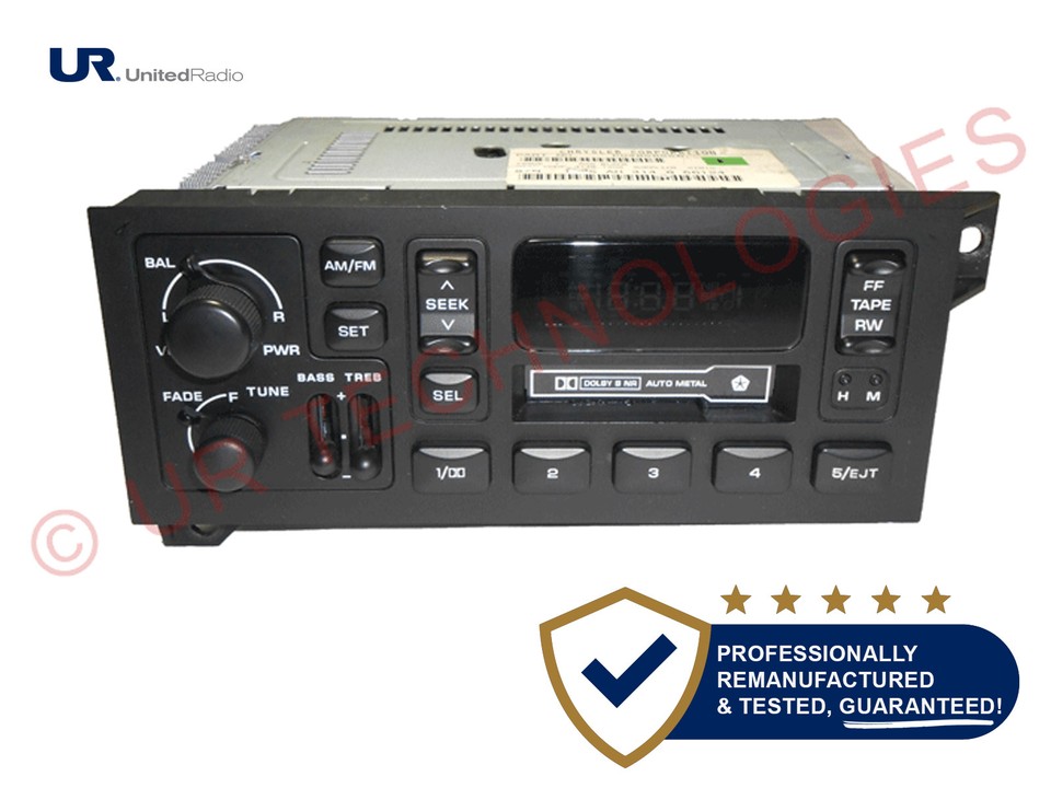 56038933AB VINTAGE AM/FM/CASSETTE RADIO 1996-2000 CHRYSLER/DODGE/JEEP ...