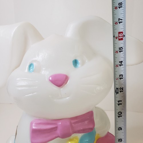 Vintage Easter Bunny Blow Mold 17.5" Made In Canada 90s Decoration | eBay