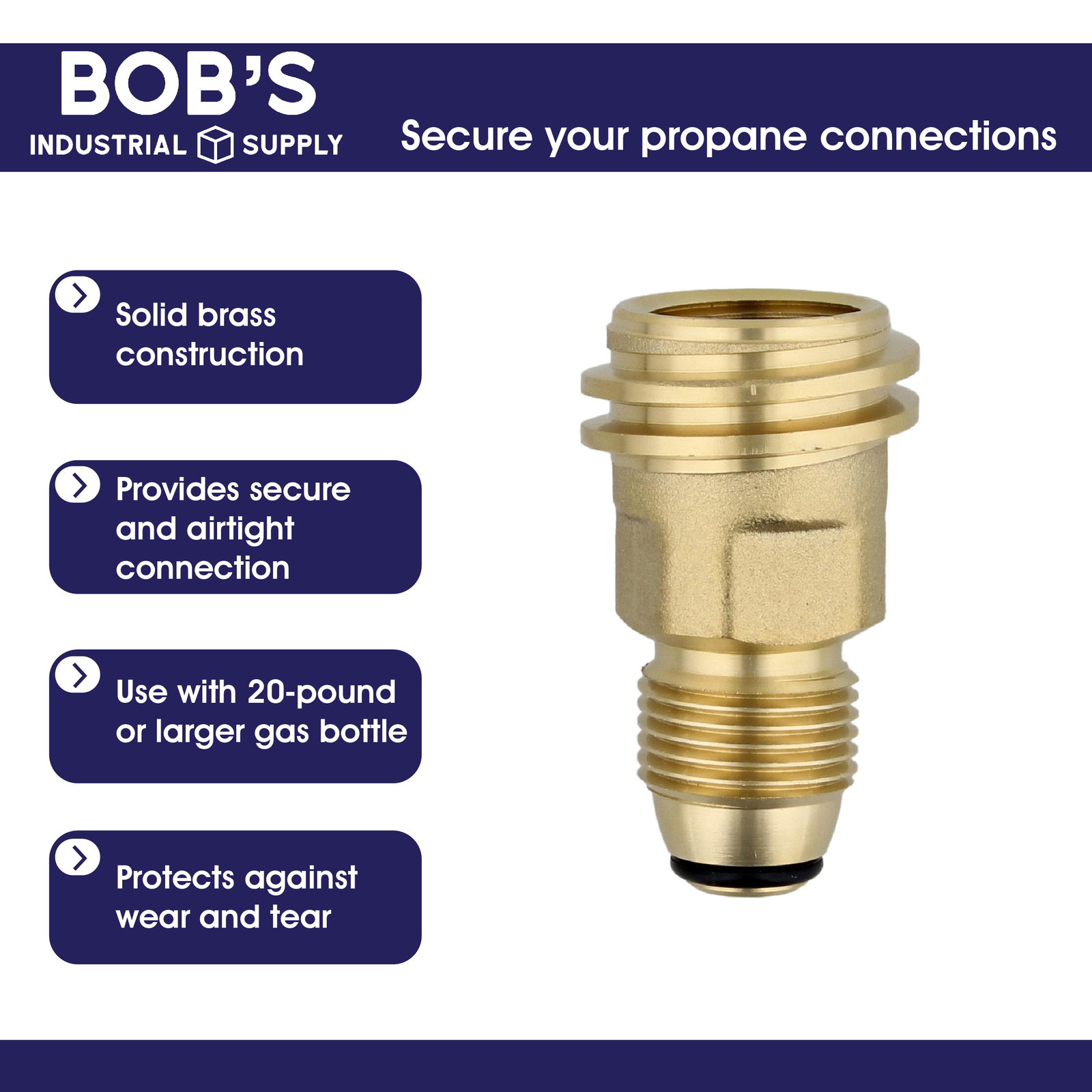 BISupply POL to QCC1 Propane Tank Adapters Connector POL Propane ...