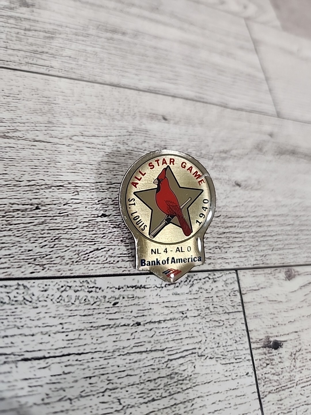 St Louis Cardinals 1940 MLB All Star Game Pin NL 4 - AL 0 -Bank Of ...